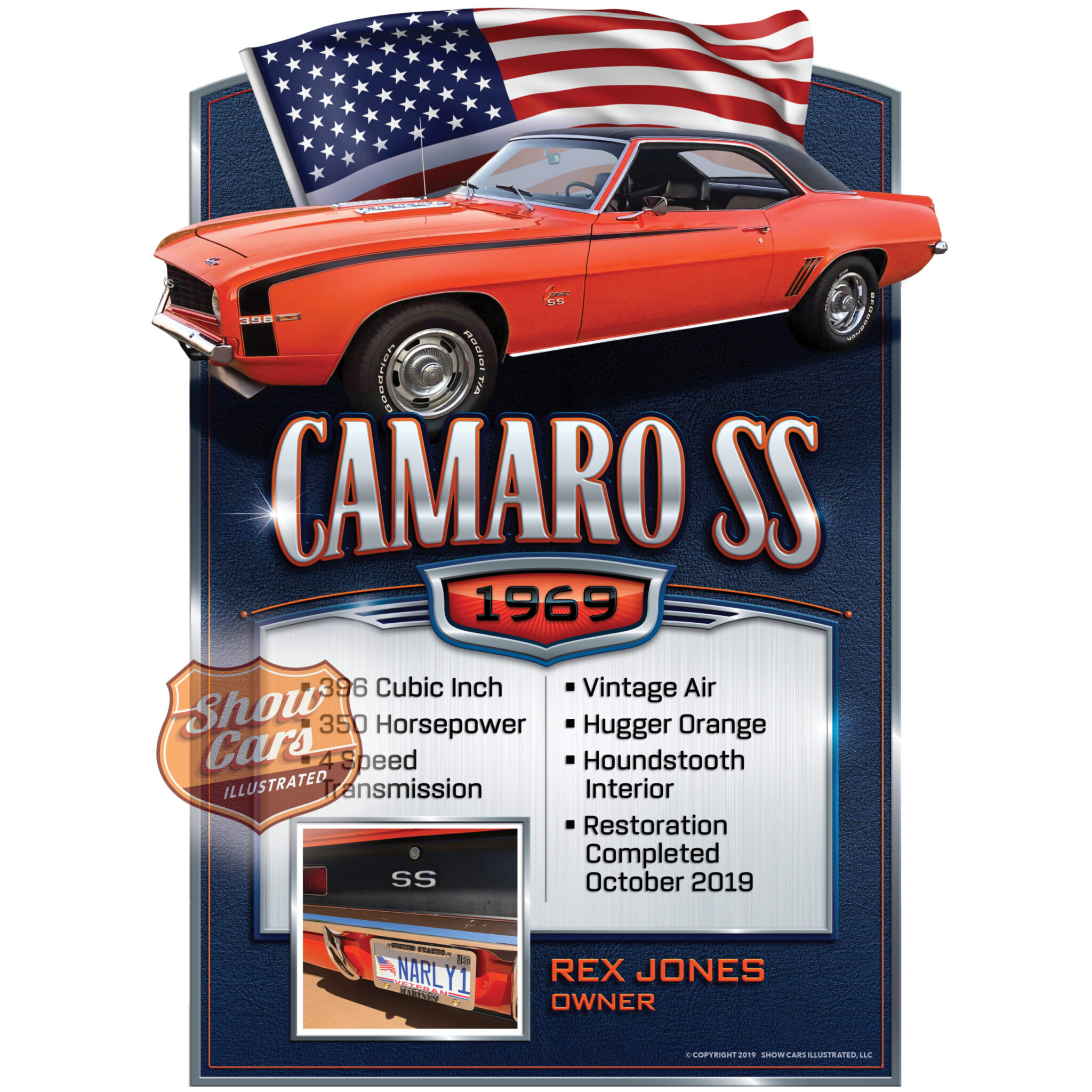 Car Show Board, Custom Car Show Signs, Sign Board | ALL AMERICAN THEME ...