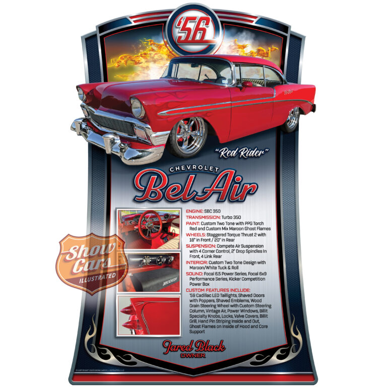 TC HOT ROD THEME - Car Show Signs - Reader Board